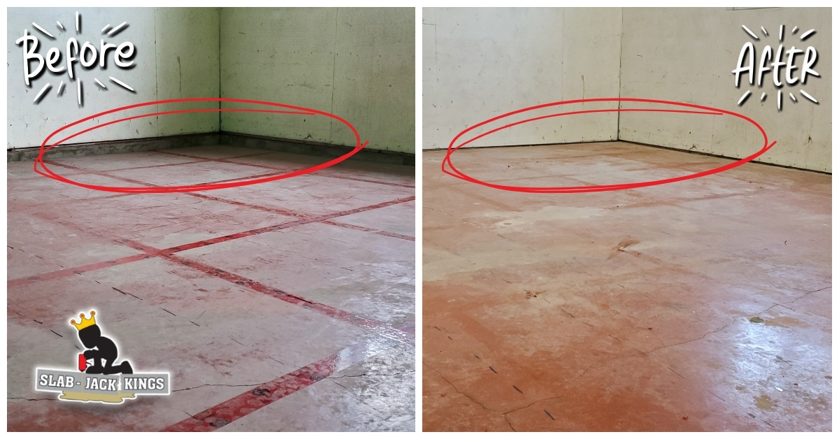 Shop Floor With Radiant Heat Lines – Before & After Polyurethane ...